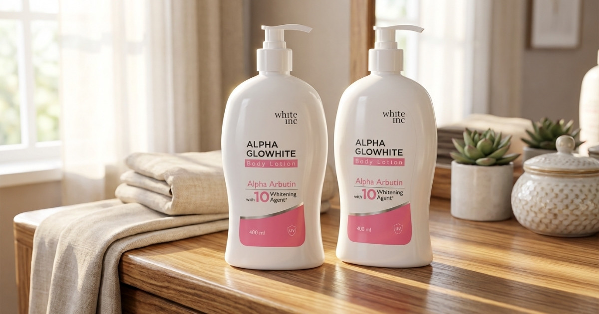 Review White Inc Alpha Glowhite: Body Lotion Viral yang Selalu Habis!